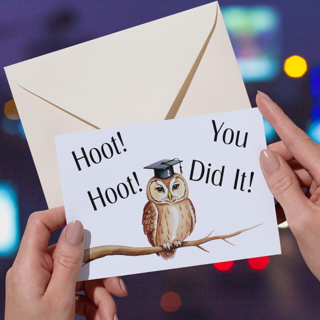 Instant Download Graduation Card | Watercolor Art | Digital Printable ...