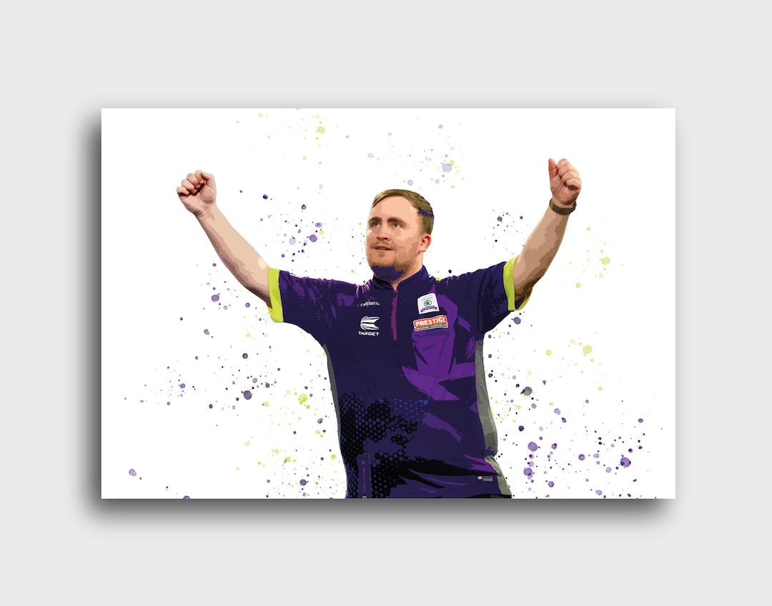LUKE LITTLER Darts Poster the Nuke - Etsy