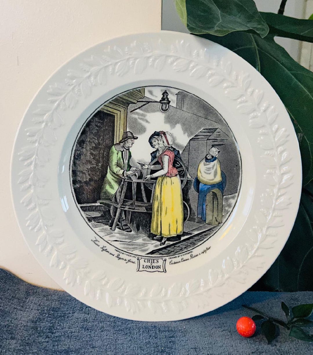Adams Porcelain Collectible Vintage Plate, England Fine Bone China ...