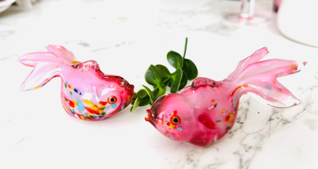 Amazing Vintage 1970s Murano Art Glass Figurine Pink Koya Koi Fish ...