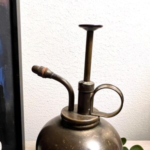 Vintage Brass Plant Atomizer Metal Water Pump, Watering Can, Sprayer ...