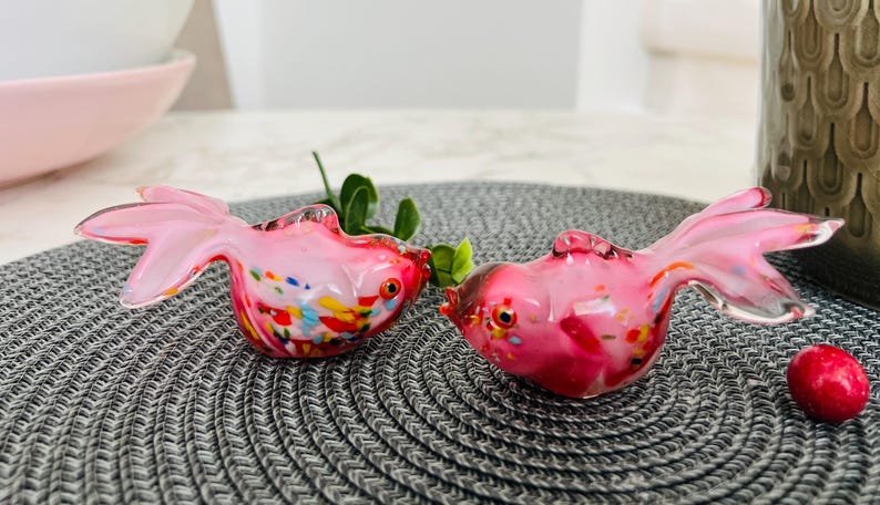 Amazing Vintage 1970s Murano Art Glass Figurine Pink Koya Koi Fish ...