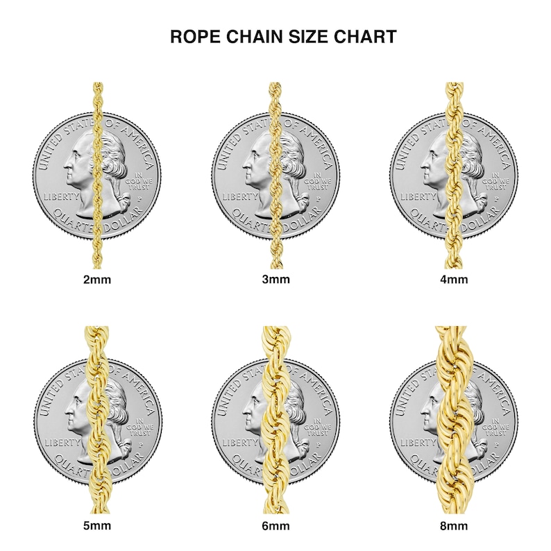 Hollow Rope Chain Necklace Real 10K Gold Bonded 925 - Etsy