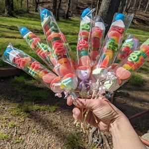 10 XL Candy Kabob Gumballs, Marshmellows, Sweet and Sour. Great ...