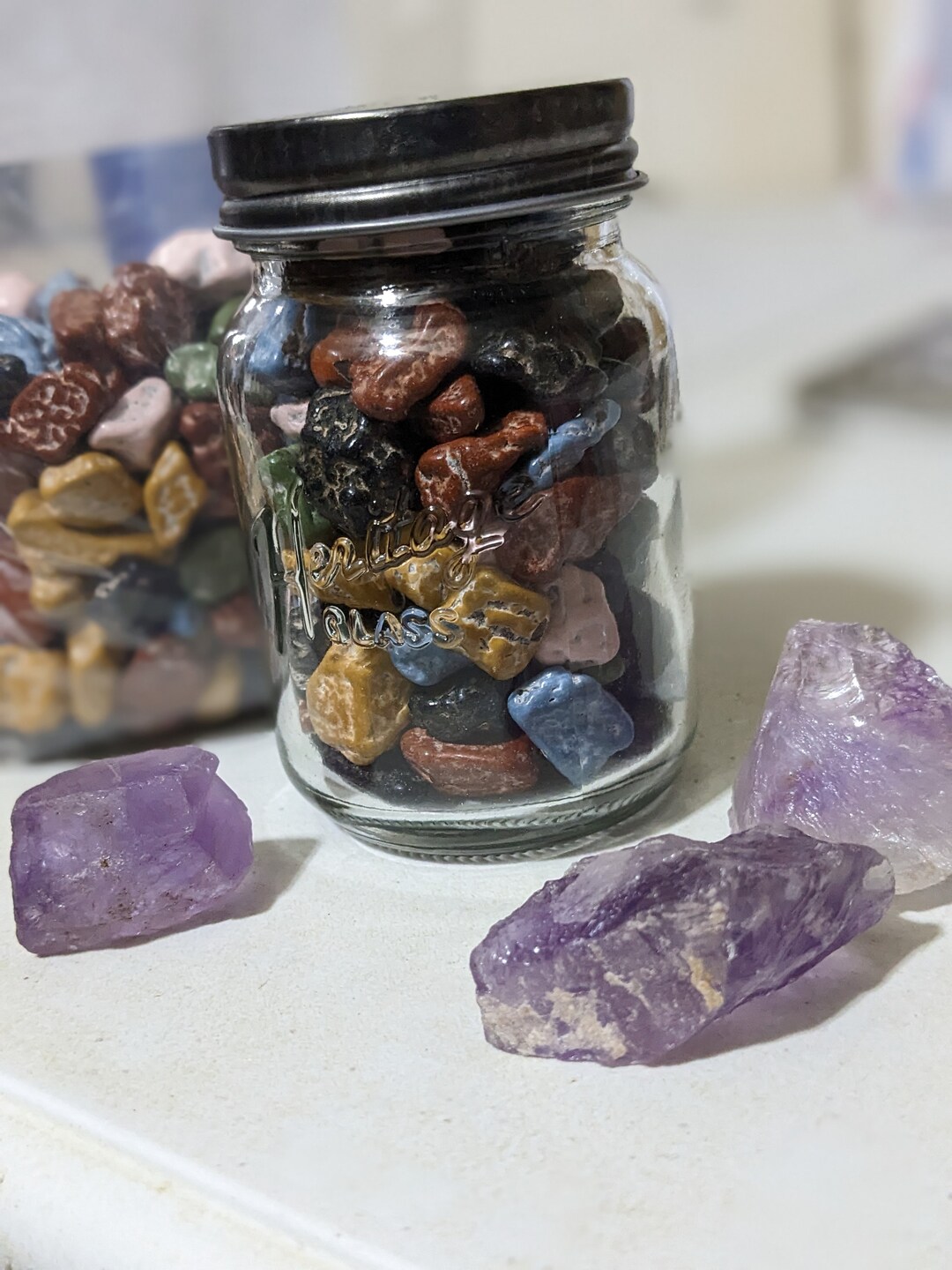 Mini Treasures Chocolate Rock Candy Jar. 3 Sizes. River Rock, Creek ...