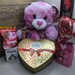 Scented Teddy Bears and Chocolate Candy Gift. Valentines Day or ...