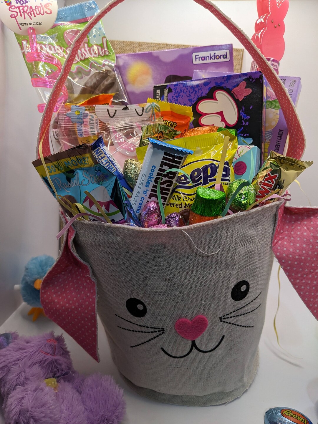 Full to the Max 2 Prefilled Easter Baskets All Ages Boys and Girls All Ages Full of Candy - Etsy