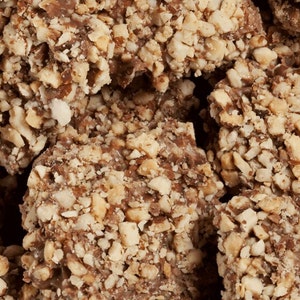 Homemade Old English Toffee. Coated With Chocolate and Almonds ...