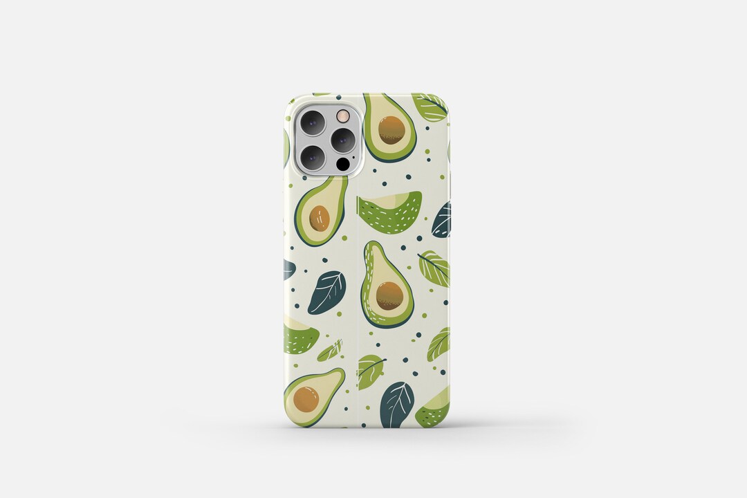 Cute Avocado Fruity Summer Phone Casing for iPhone 15, 14, 13, 12, 11 ...