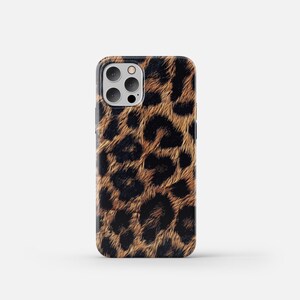 Cute Leopard Print Animal Phone Casing for iPhone 15, 14, 13, 12, 11, X ...