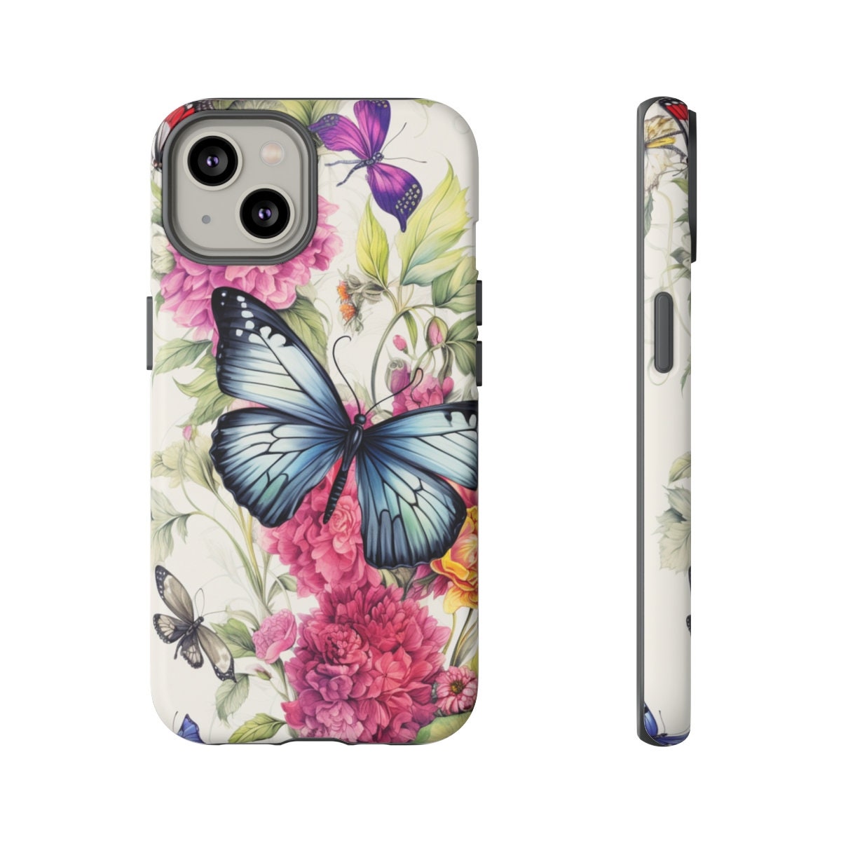 Aesthetic Butterfly Phone Cases for iPhone 14, 13, 12, 11, X, 8+, 7 ...