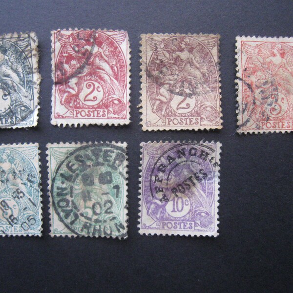Rare French Stamps - Etsy