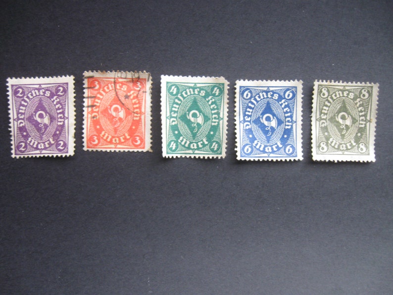 Rare German Stamps - Etsy