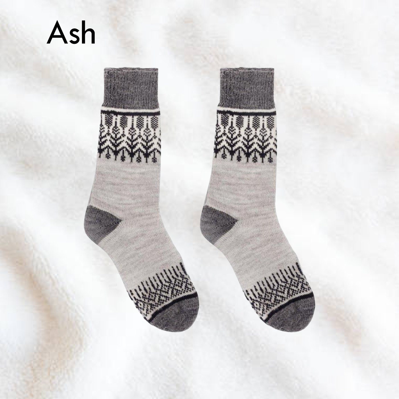 Nordic Merino Wool Socks: Scandinavian Winter Yule Gift - Etsy