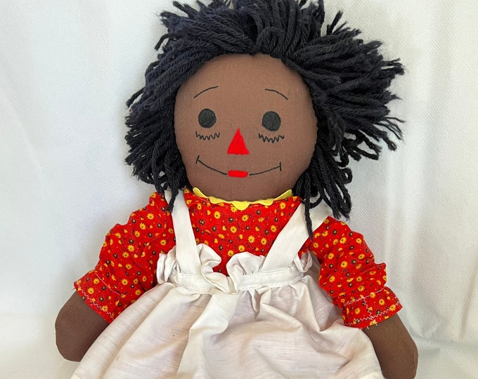 Beautiful Black Raggedy Ann Doll - Etsy
