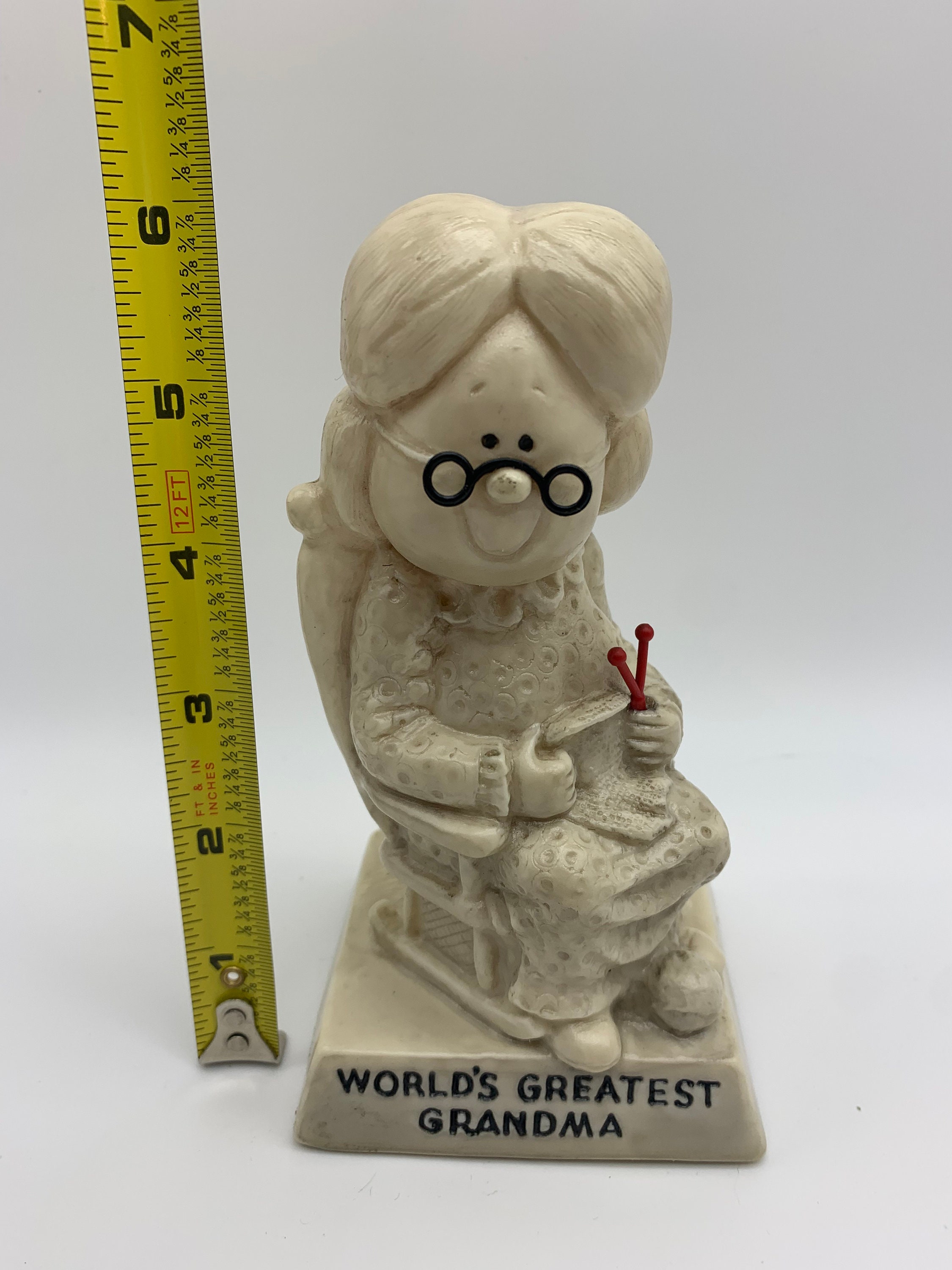 1970 "world's Greatest Grandma" Figurine - Etsy