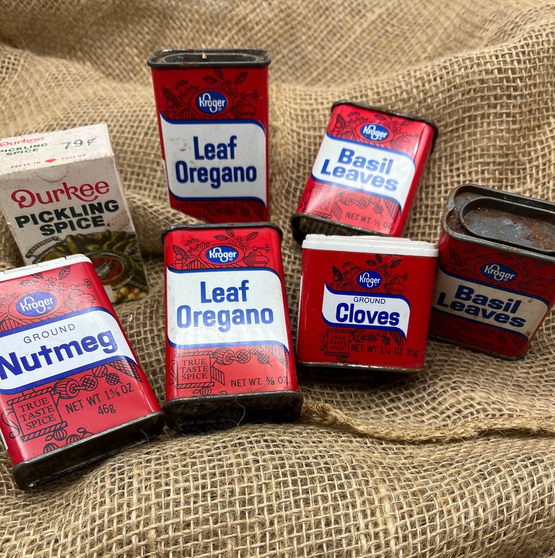 Vintage Spice Cans - Etsy