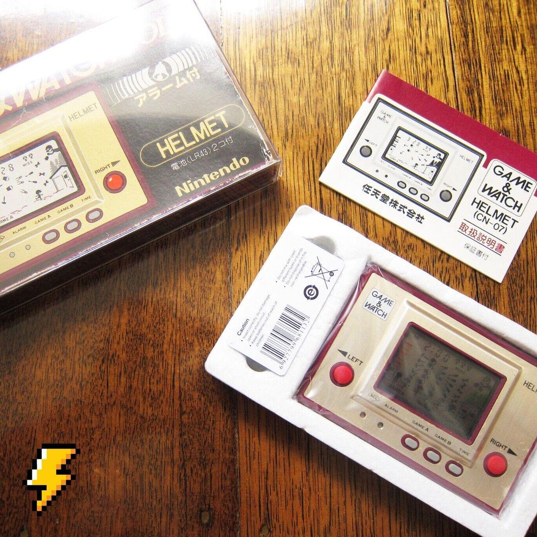 NINTENDO Helmet Game and Watch CN-07 in Excellent Condition - Etsy