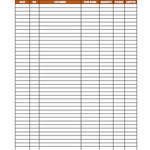 Business Purpose - Order Tracker Printable | Order Tracker Form ...