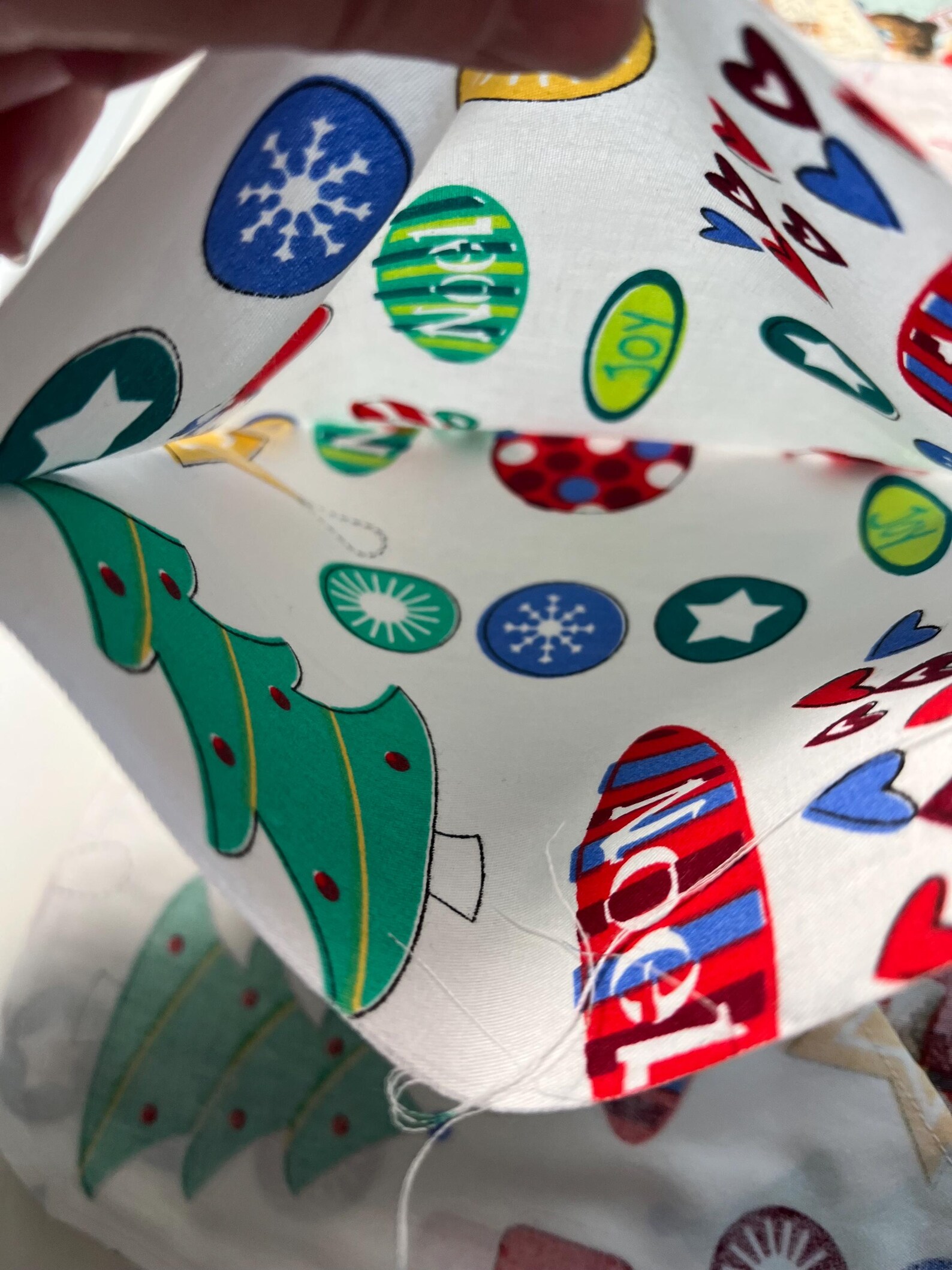 Handmade Bucilla Christmas Stocking Fabric Liner With Candy Tree and ...