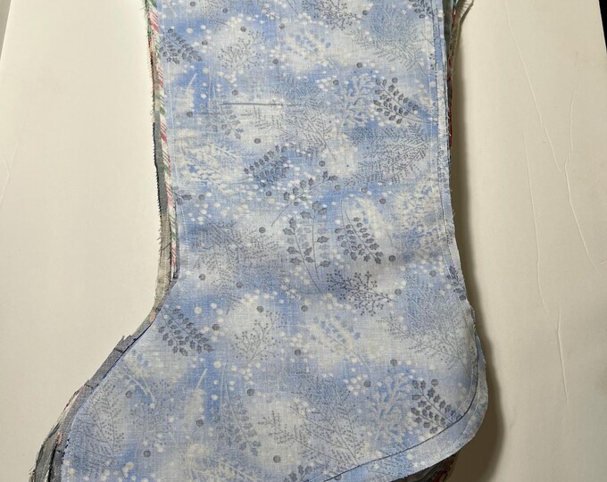 Handmade Bucilla Christmas Stocking Fabric Liner in Festive Patterns ...