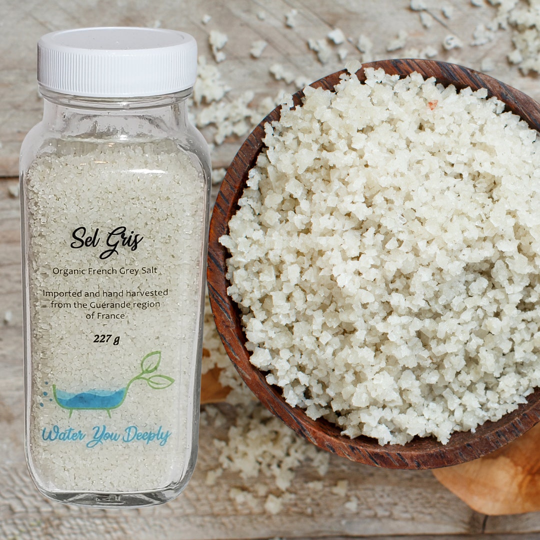 French Grey Salt (unscented) - Imported and Hand Harvested From the ...
