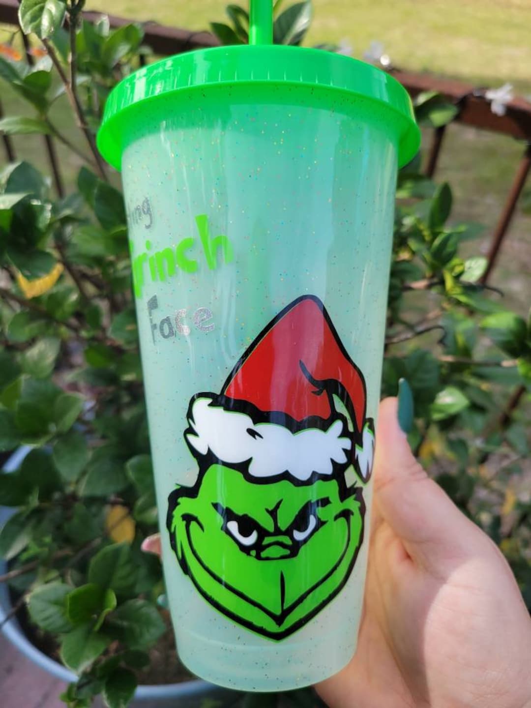 Grinch Cold Cup - Etsy
