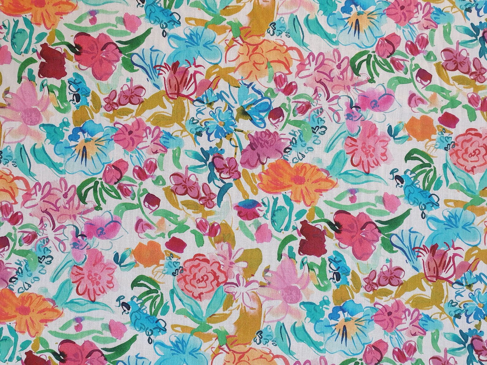 Liberty Fabric Tana Lawn Cotton Matilda May A SS21 atlas of Dreams ...