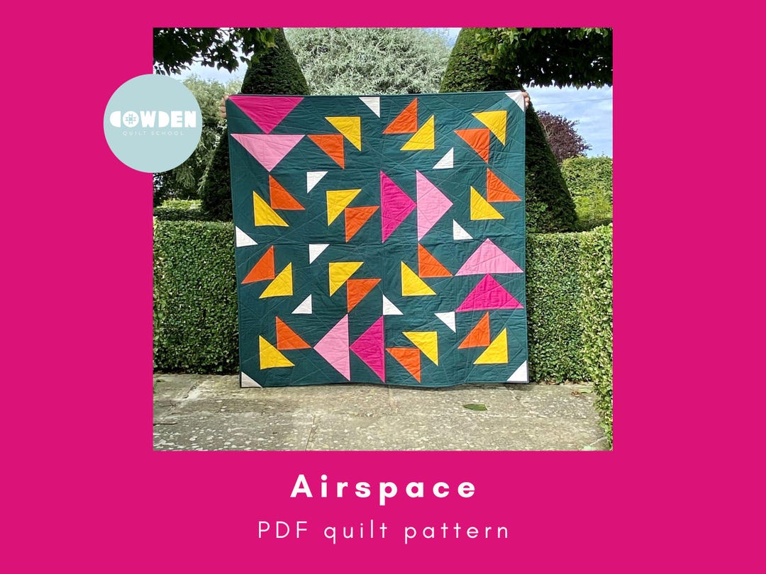 Modern Flying Geese Patchwork Quilt Pattern Design - Suitable for ...