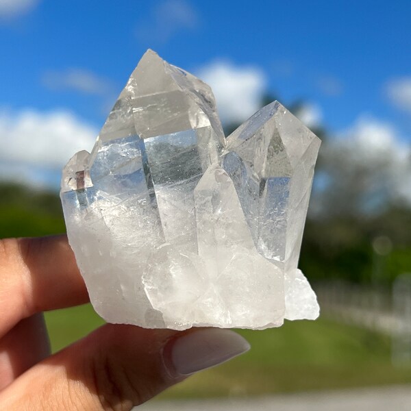Clear Quartz Cluster - Etsy