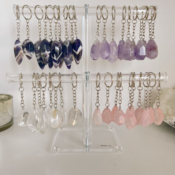 Crystal Keychain - Etsy