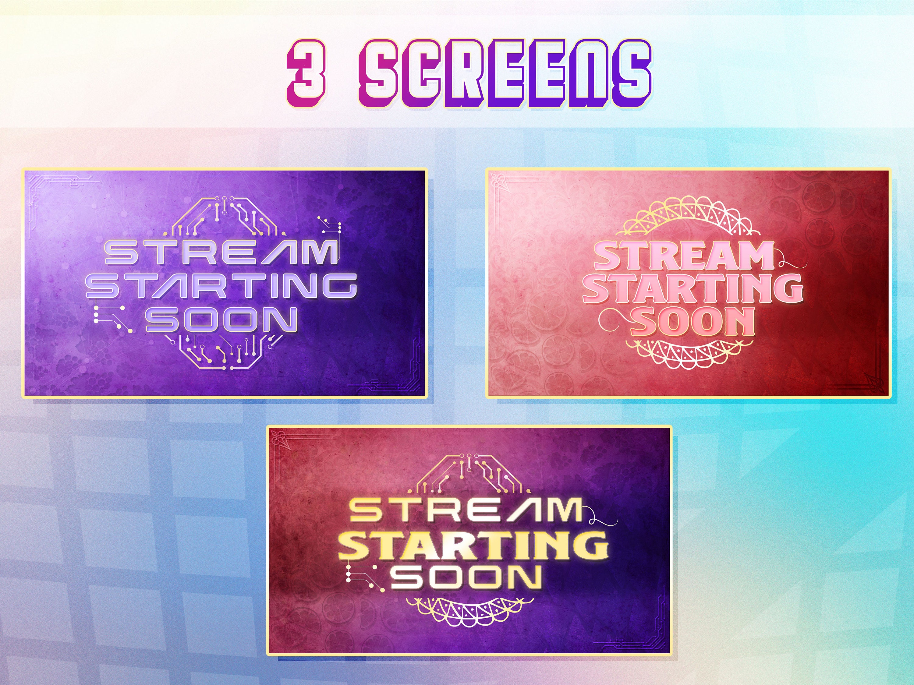 Stream Overlays Pokémon SCARLET & VIOLET / Twitch / Youtube / Pokémon ...