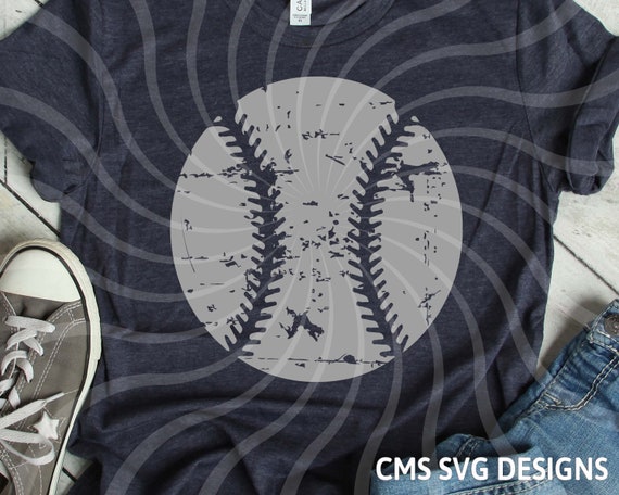 Baseball Svg Sports Svg Baseball Distressed Svg School Cut - Etsy