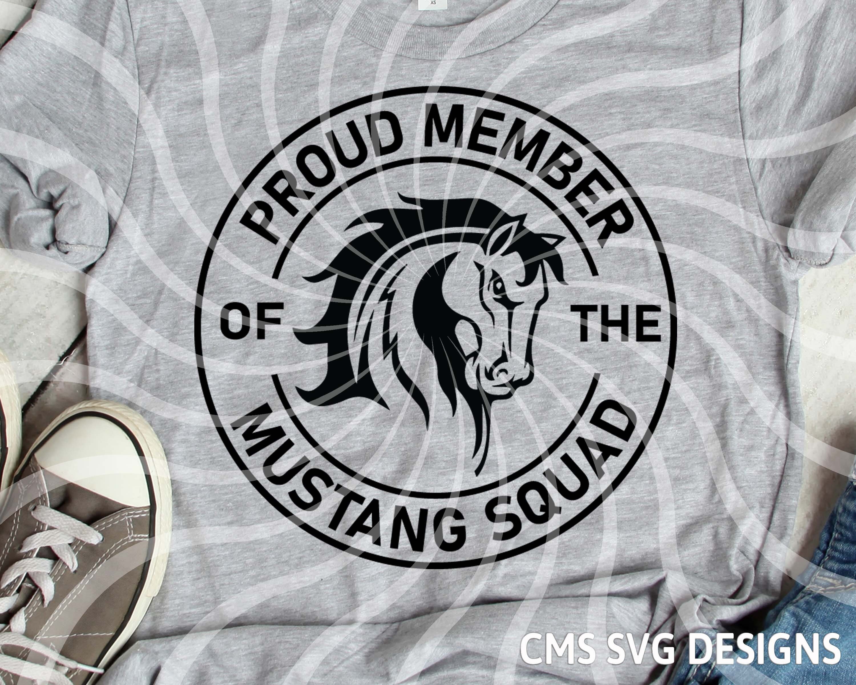 Mustang Svg Mustangs Svg Proud Member of the Mustang Squad - Etsy