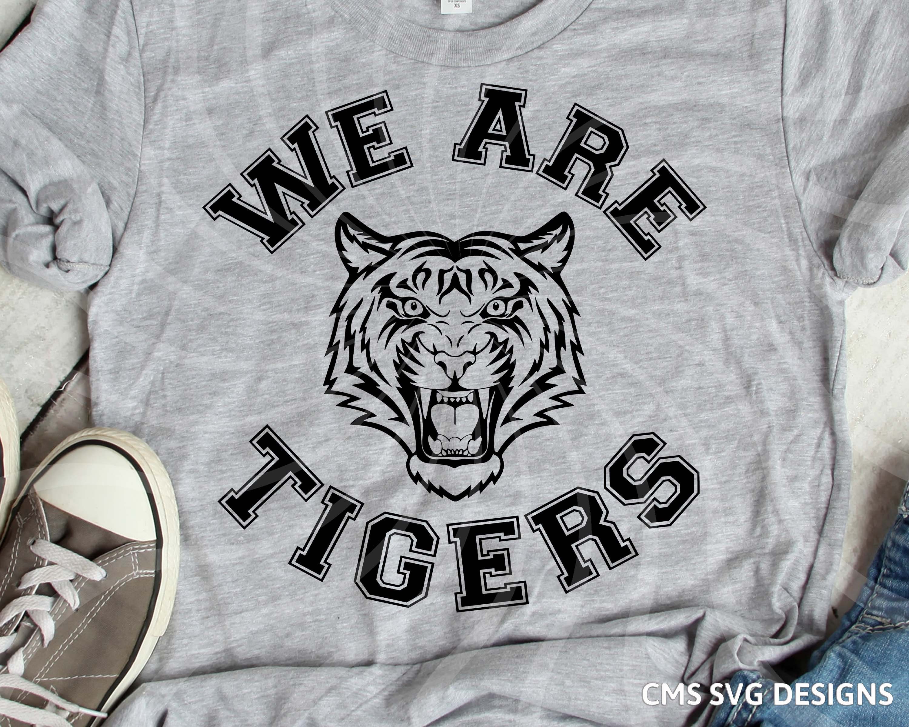 Tiger Svg Tigers Svg We Are Tigers Thing School Pride - Etsy