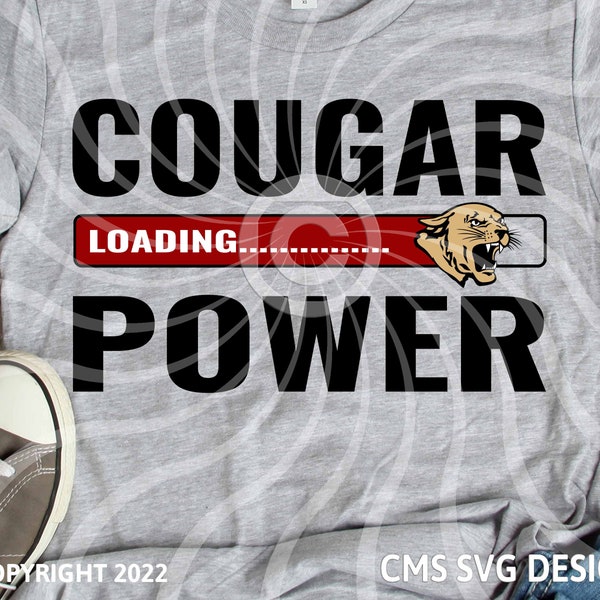 Cougar Mascot Svg - Etsy