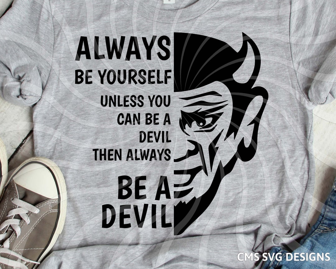 Devil Svg, Devils Svg, Always Be a Devil, School Pride Mascot Cut File ...