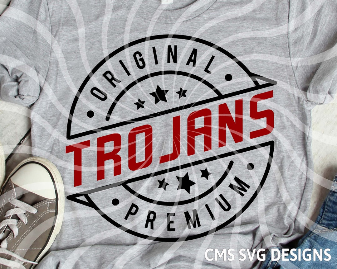 Trojan Svg, Trojan Svg, Trojan Original Premium Svg, School Pride ...