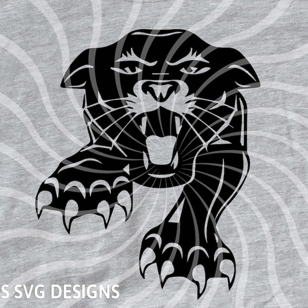 Panther Cut File - Etsy