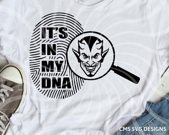 Devil Svg Devils Svg It's in My DNA Svg School Pride - Etsy