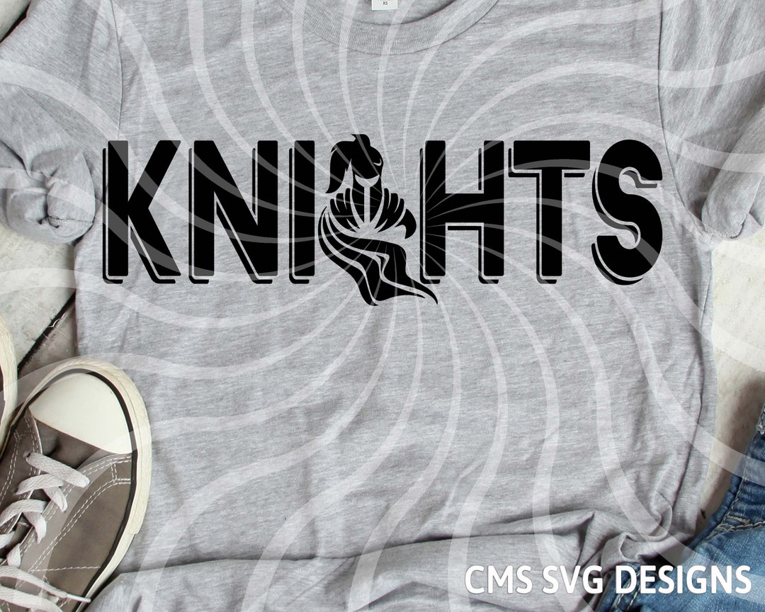 Knight Svg, Knights Svg, Knight Mascot, School Pride Mascot Cut File ...
