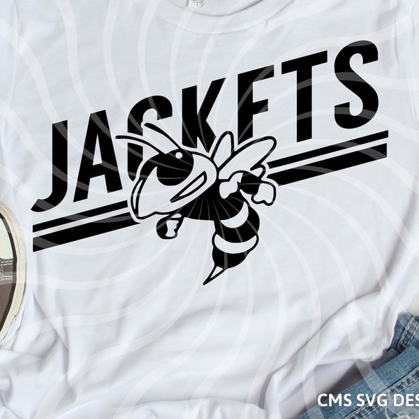 Yellow Jacket Mascot Svg - Etsy