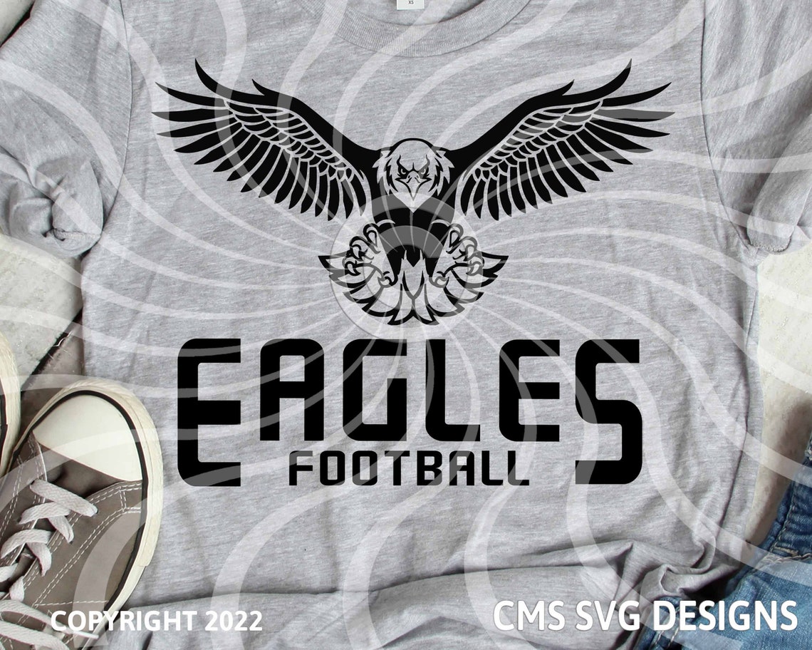 Eagle Svg Eagles Svg Eagle Football Svg School Pride Mascot - Etsy