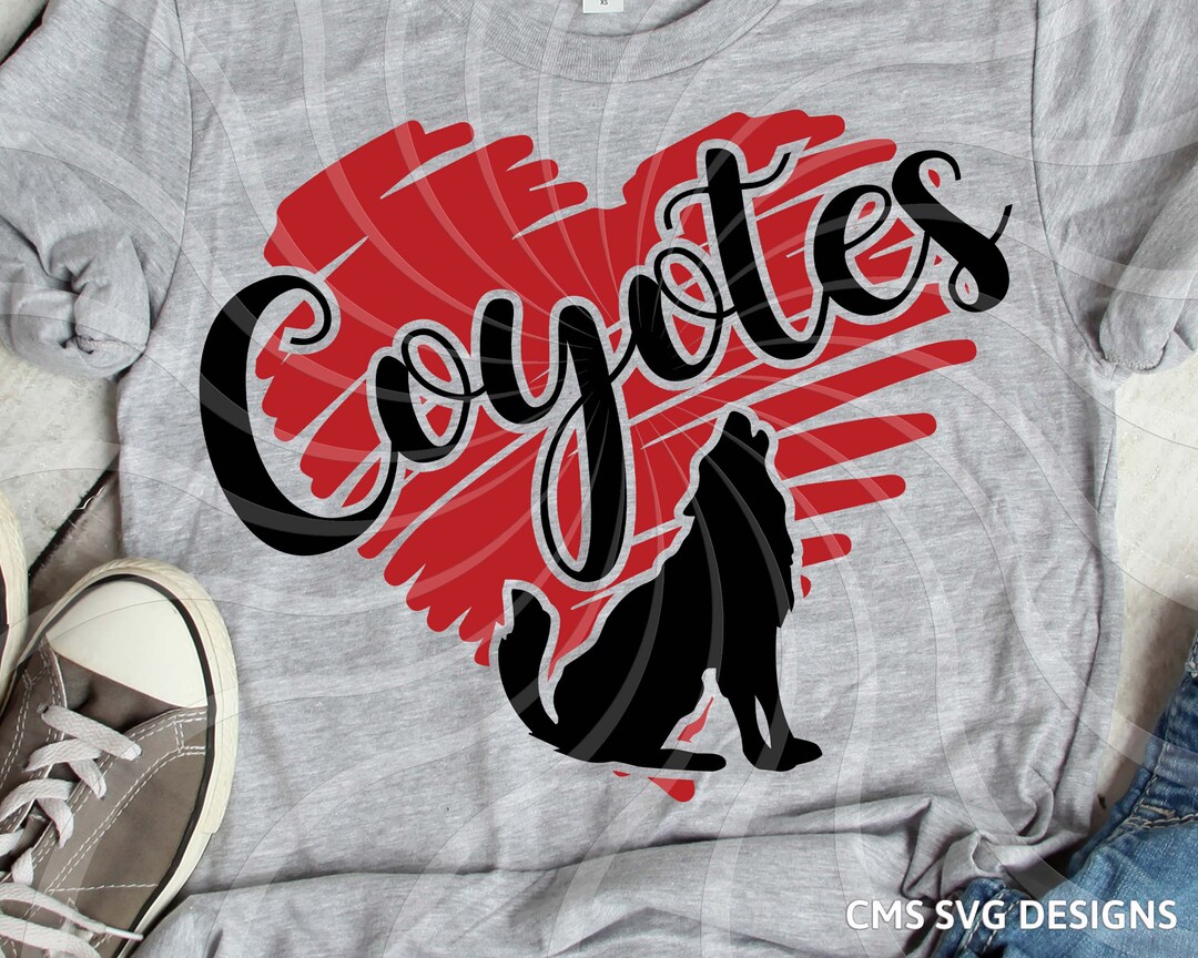 Coyote Svg, Coyotes Svg, Wolf Svg, Coyote Scribble Heart, School Pride ... Coyote Svg, Coyotes Svg, Wolf Svg, Coyote Scribble Heart, School Pride ...