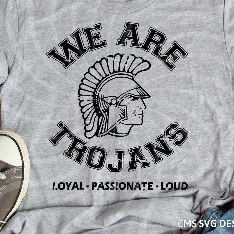 Trojan Mascot Svg - Etsy