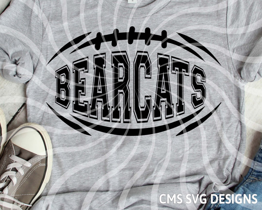 Bearcat Svg, Bearcats Svg, Bearcats Football Svg, School Pride Mascot ...