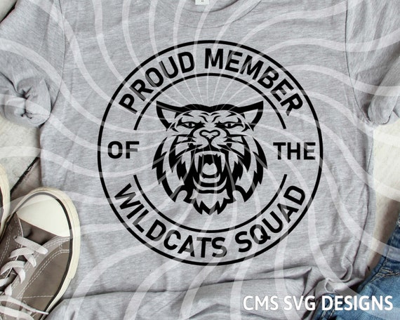Wildcat SVG Wildcats Clipart Proud Member of the Wildcat - Etsy Australia