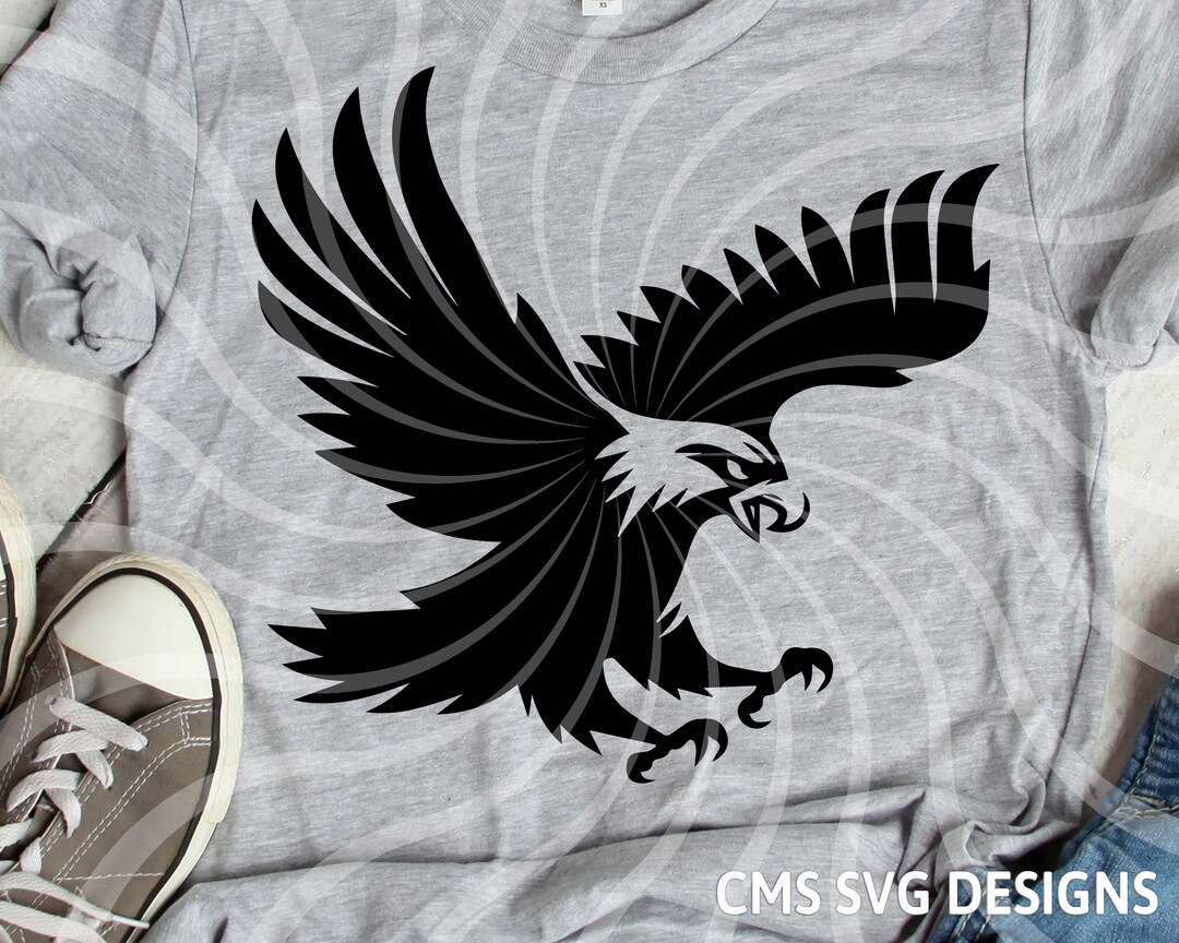 Eagle Svg, Eagles Svg, Eagle Flying Svg, School Pride Mascot Cut File ...