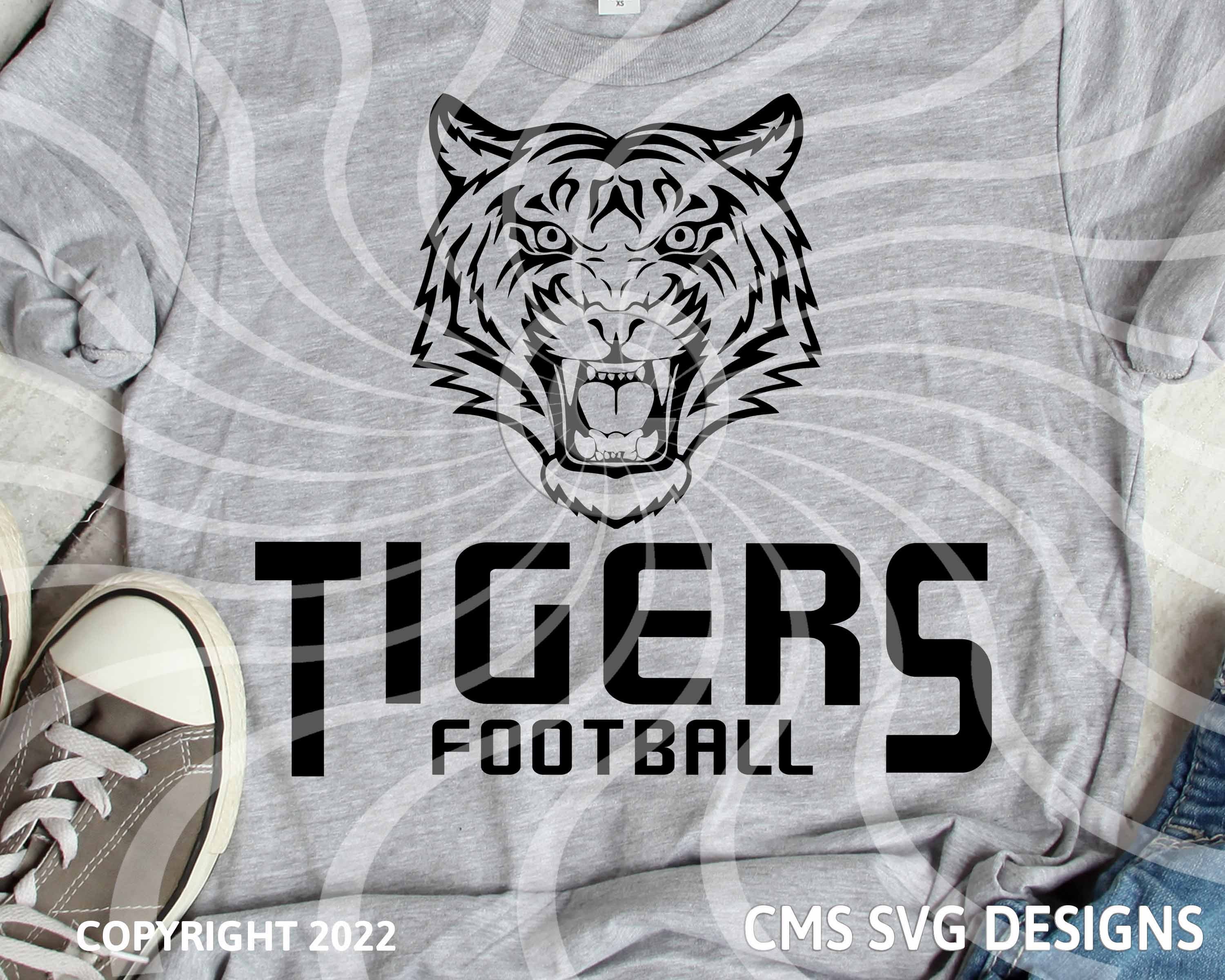 Tiger Svg Tigers Svg Tiger Football School Pride Mascot Cut - Etsy