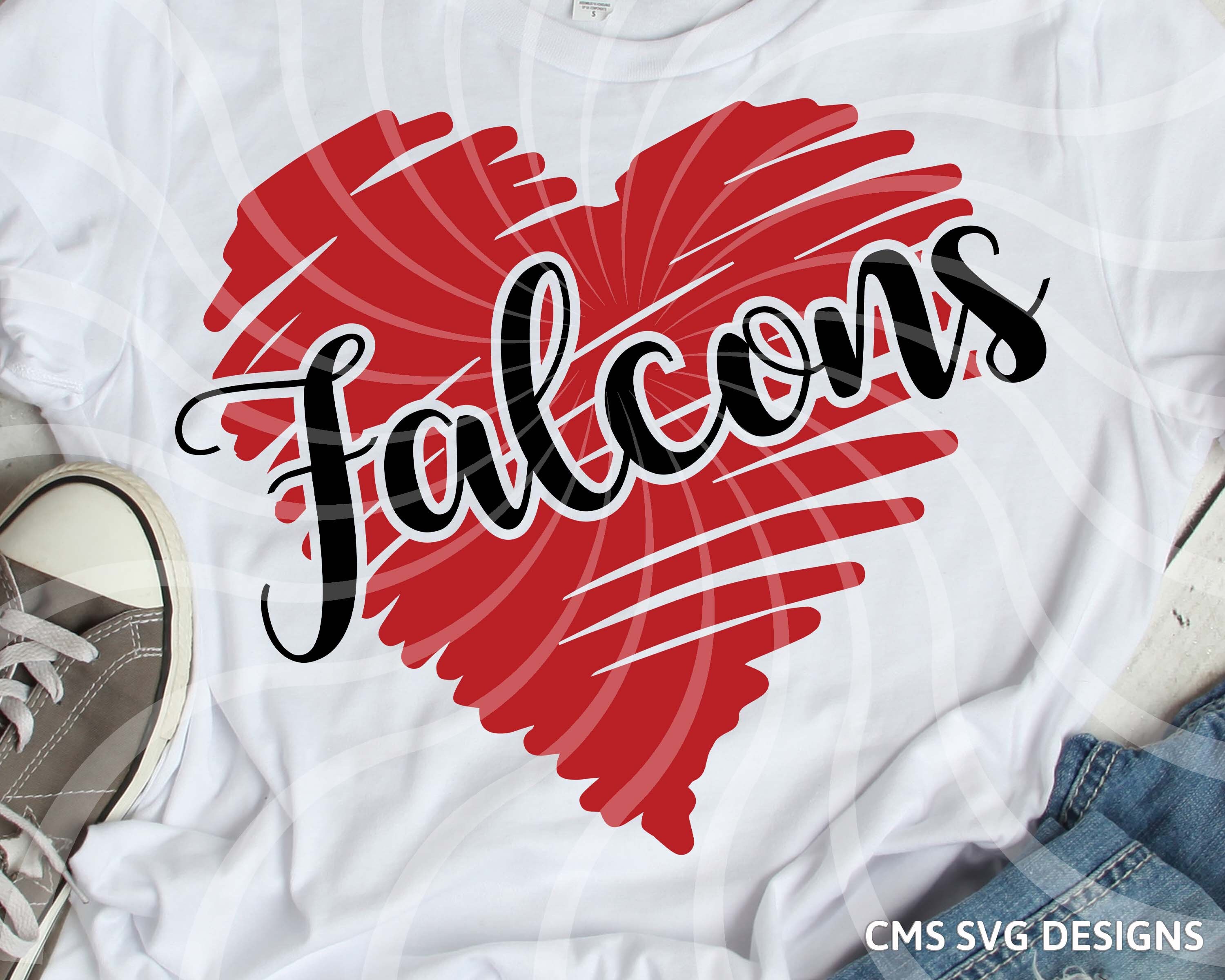 Falcon Svg Falcons Svg Falcon Scribble Heart Svg School - Etsy
